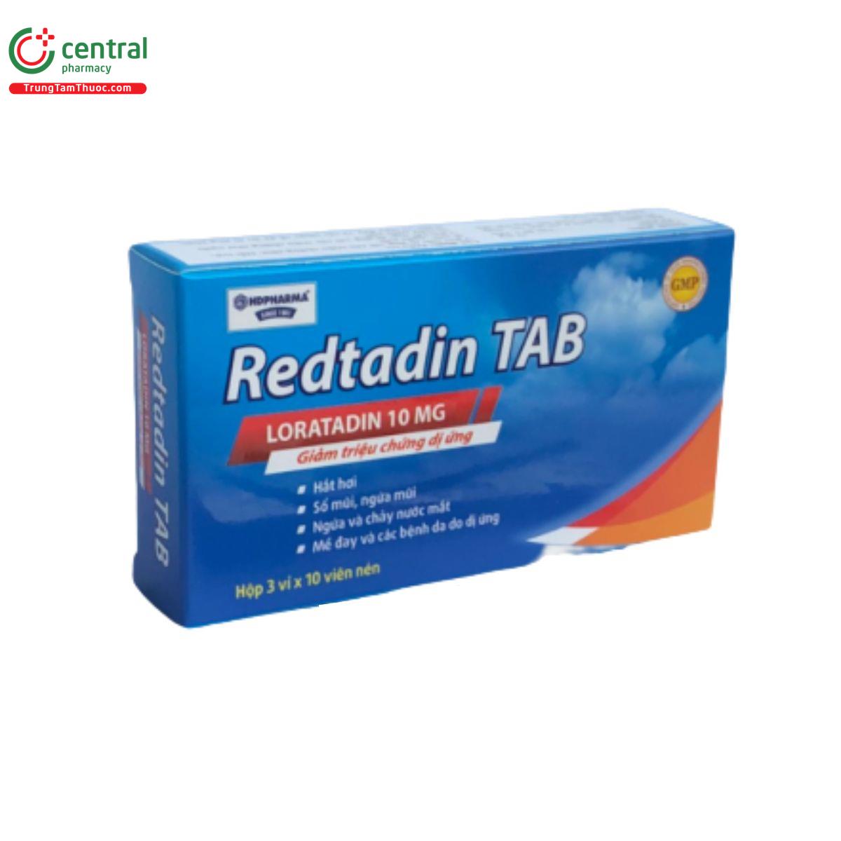 Thuốc Redtadin Tab 10mg - Điều trị viêm mũi và viêm kết mạc dị ứng