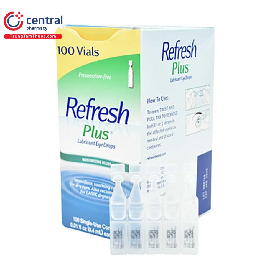Thuốc Refresh Plus (Hộp 100 tép): tác dụng, cách dùng, giá bán