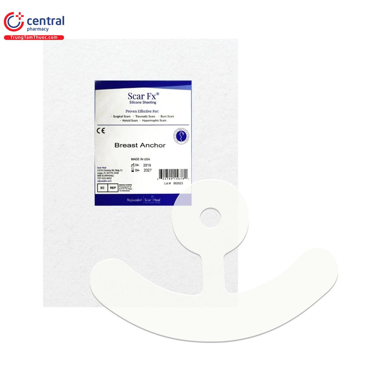 Rejuvaskin Scar FX Breast Anchor - ngừa sẹo hiệu quả