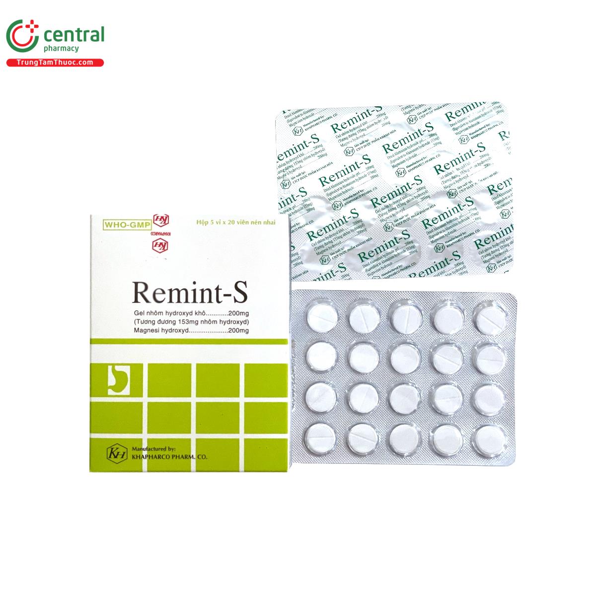 Thuốc Remint-S - Làm dịu các triệu chứng do tăng acid dạ dày hiệu quả