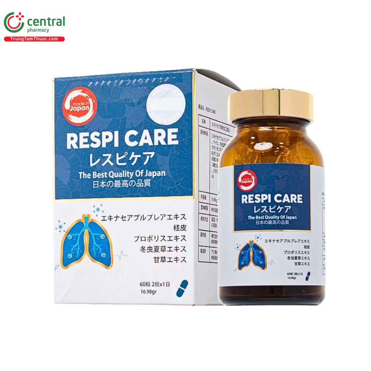 Thuốc Respi Care hỗ trợ cải thiện ho, ho có đờm và khản tiếng