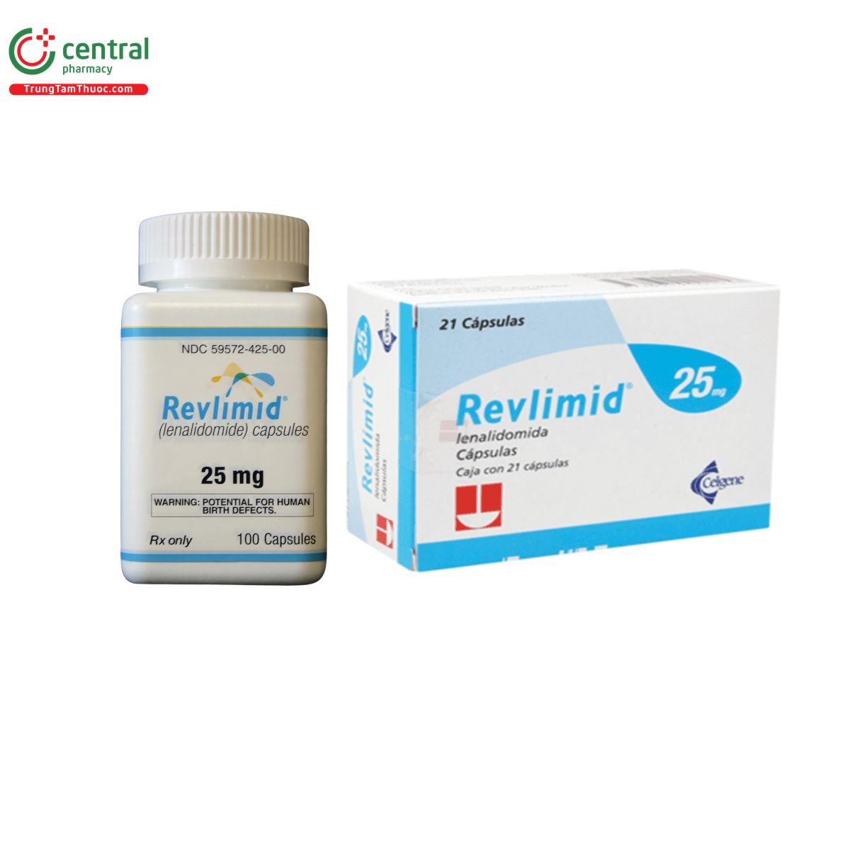 Thuốc Revlimid (Lenalidomide) 25mg trị u tuỷ giá bao nhiêu?