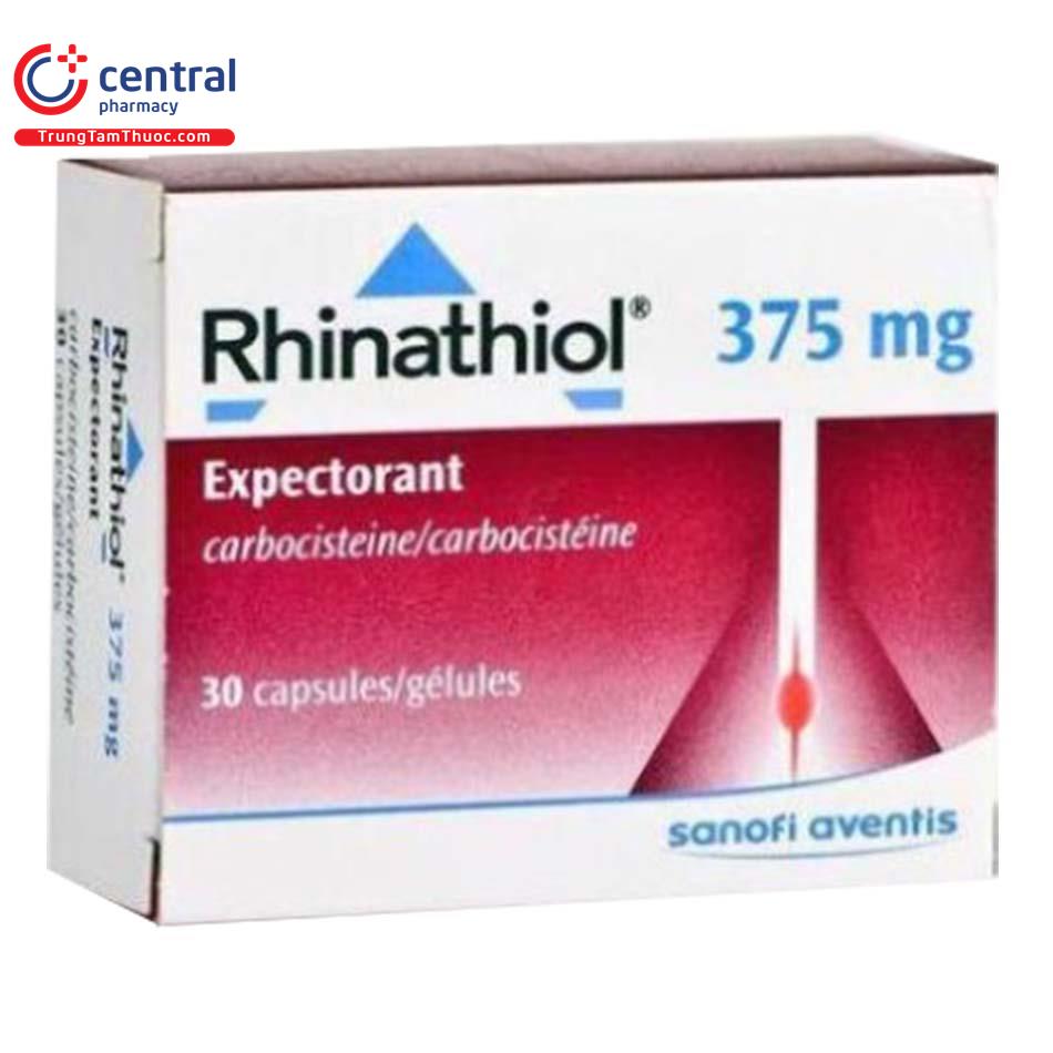 [CHÍNH HÃNG] Thuốc Rhinathiol 375mg điều trị các bệnh đường hô hấp