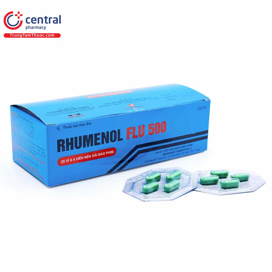 Thuốc Rhumenol Flu 500: Chỉ định, liều dùng và lưu ý sử dụng