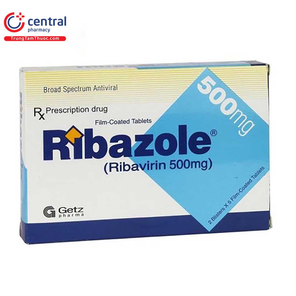 [CHÍNH HÃNG] Thuốc Ribazole 500mg điều trị viêm gan siêu virus