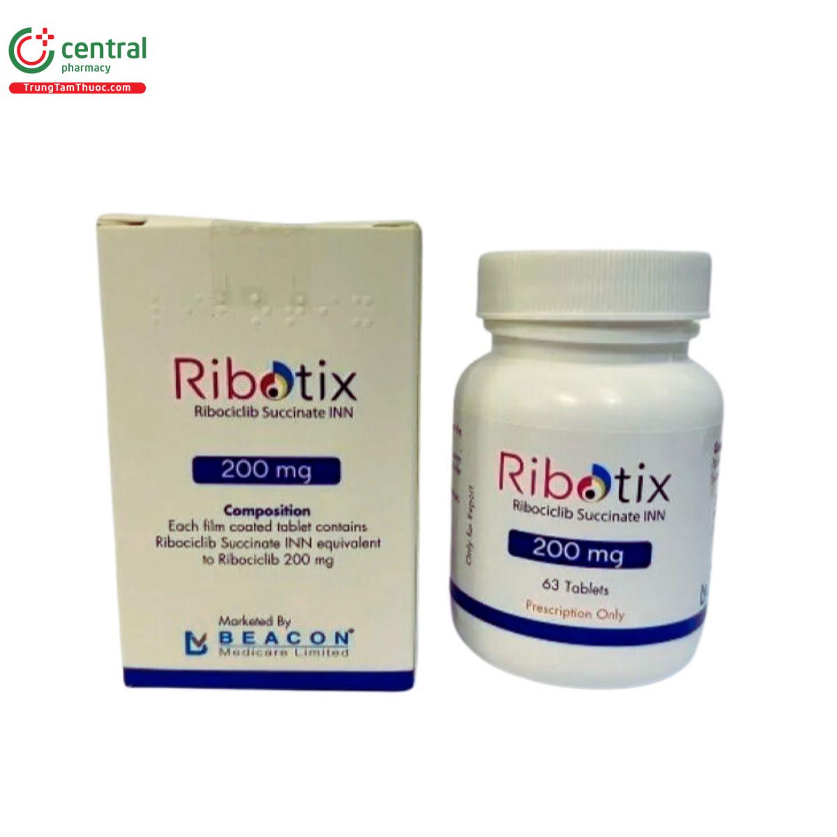 Thuốc Ribotix 200mg - điều trị ung thư vú tiến triển và di căn