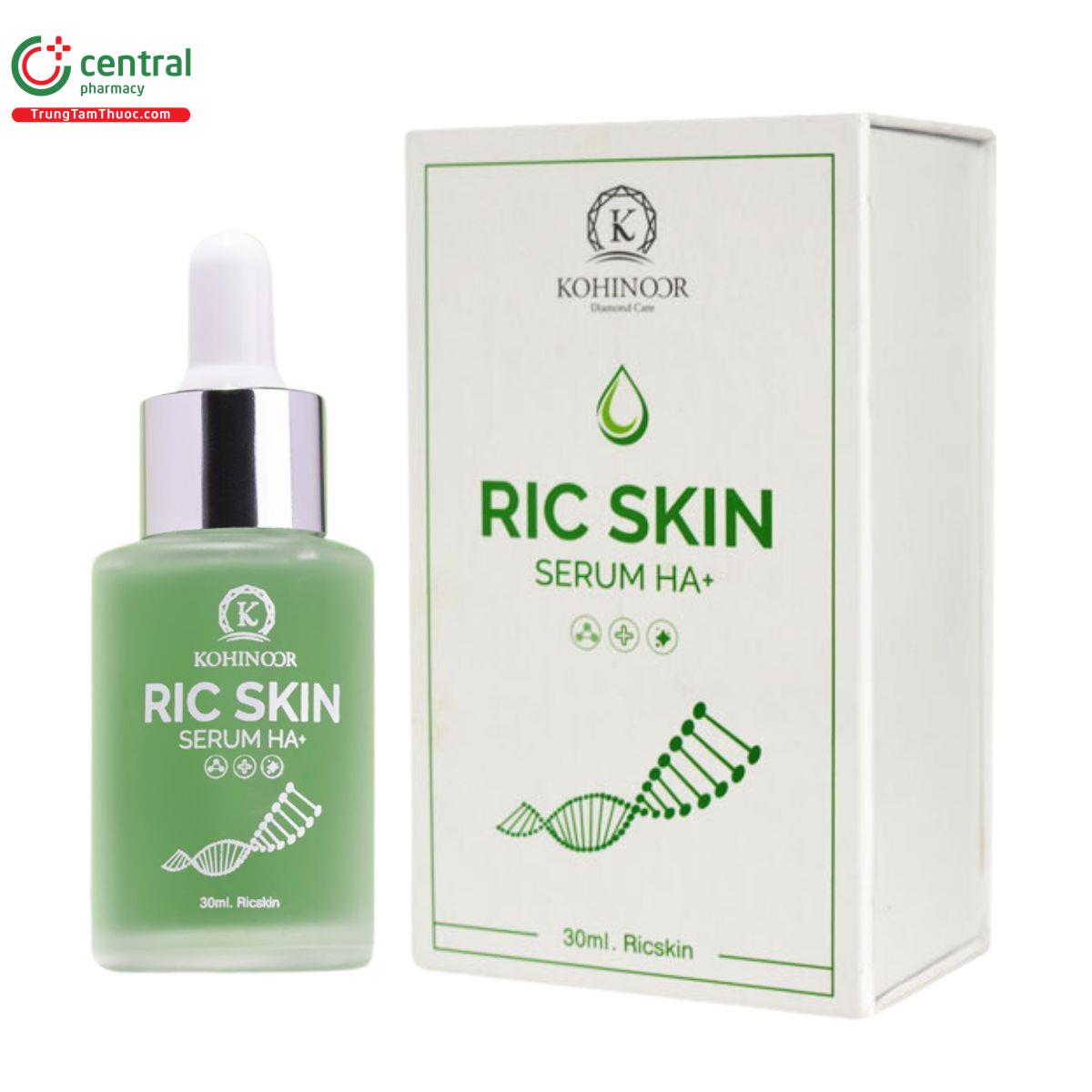 Serum Ric Skin Serum HA+ giúp làm mờ nám, tàng nhang, làm sáng mịn da