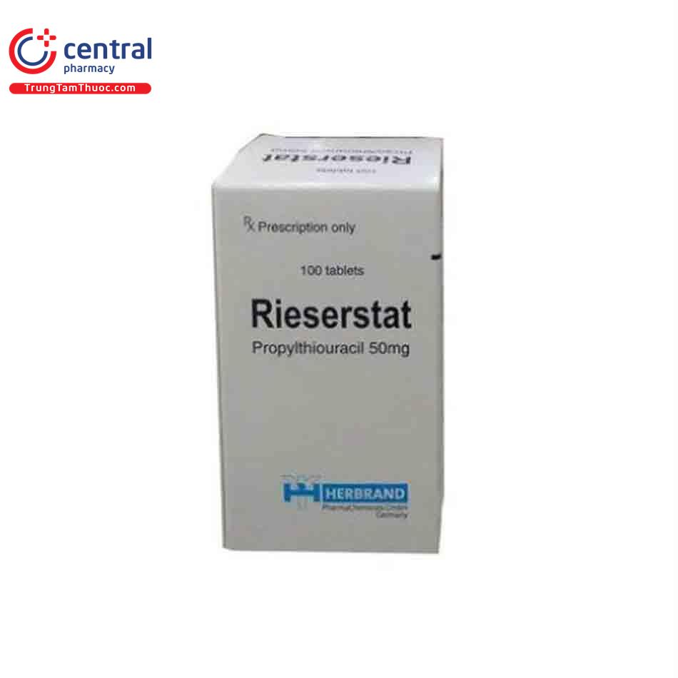 Thuốc Rieserstat (PTU) - điều trị ưu năng tuyến giáp