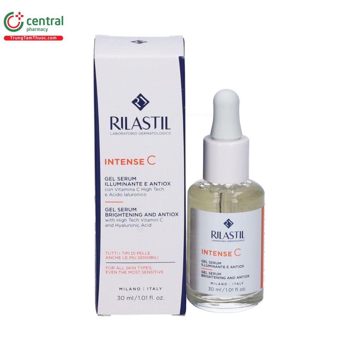 Rilastil Intense C Gel Serum Illuminante E Antiox dưỡng ẩm, sáng da