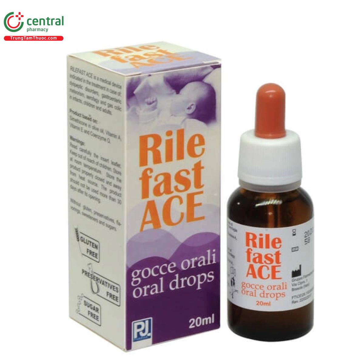 Thuốc Rile Fast ACE hỗ trợ giảm đầy bụng, nôn trớ ở trẻ sơ sinh