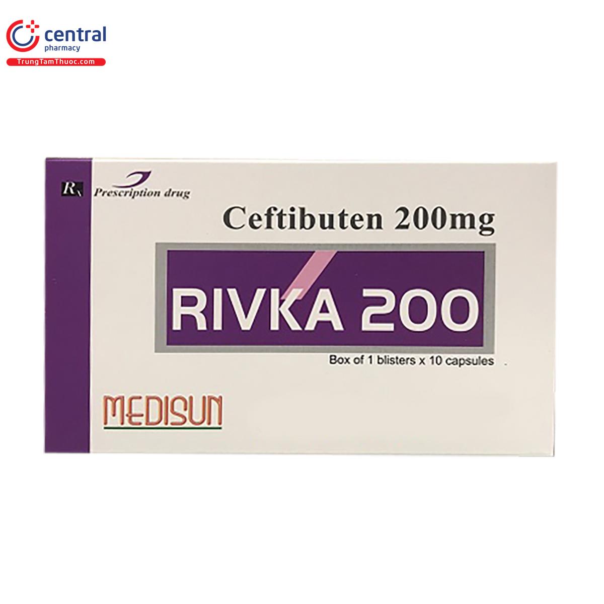 [CHÍNH HÃNG] Thuốc Rivka 200 giá bao nhiêu, hiệu quả tốt không?