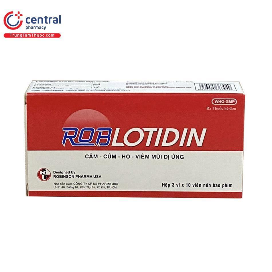 Thuốc Roblotidin - Thuốc điều trị cảm cúm, hắt hơi, sổ mũi