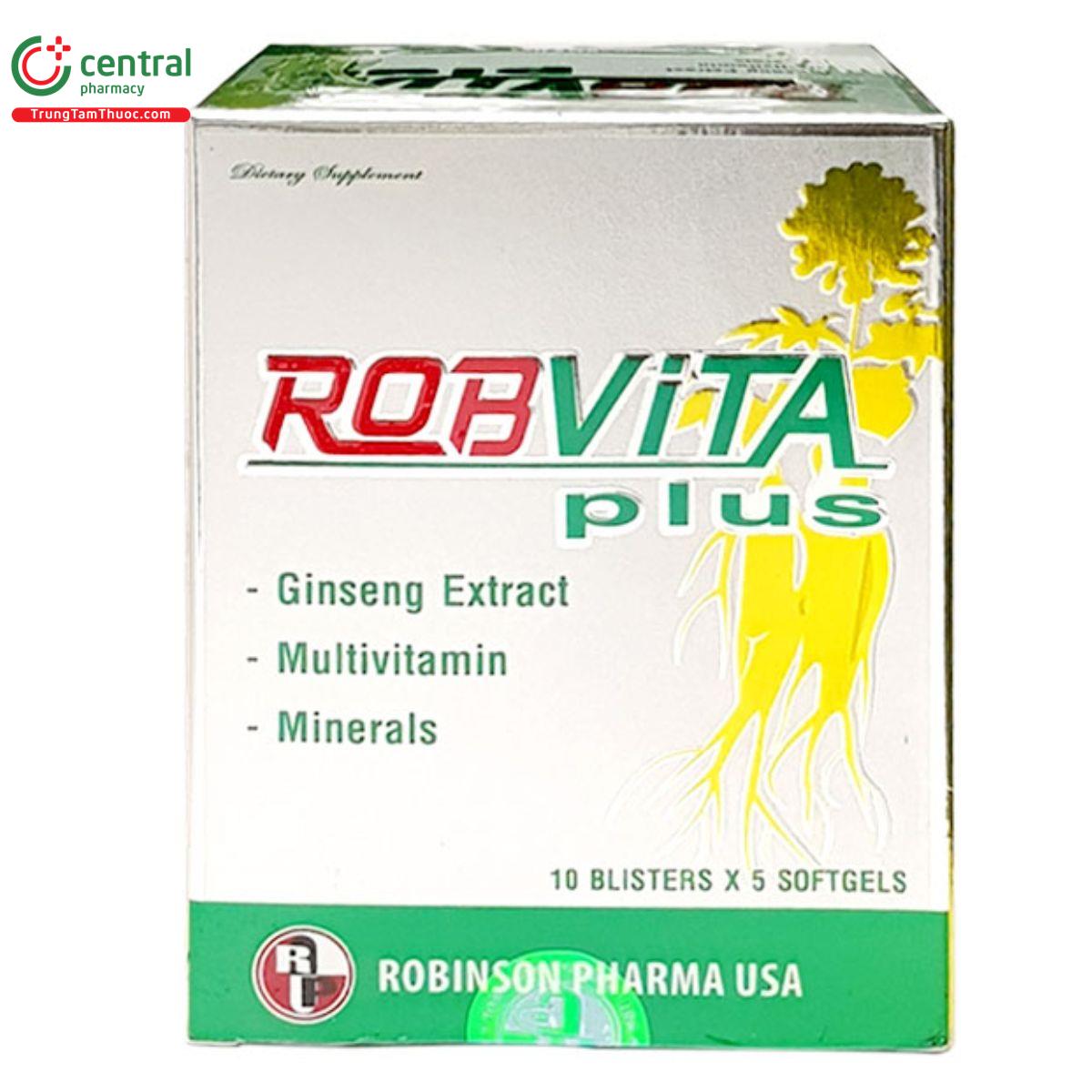 Thuốc Robvita Plus có công dụng bồi bổ cơ thể, nâng cao sức đề kháng