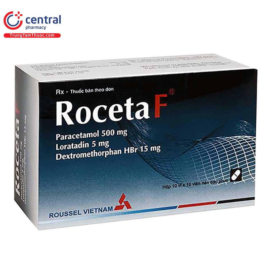 Thuốc Roceta F - Thuốc điều trị nhức đầu, cảm cúm hiệu quả