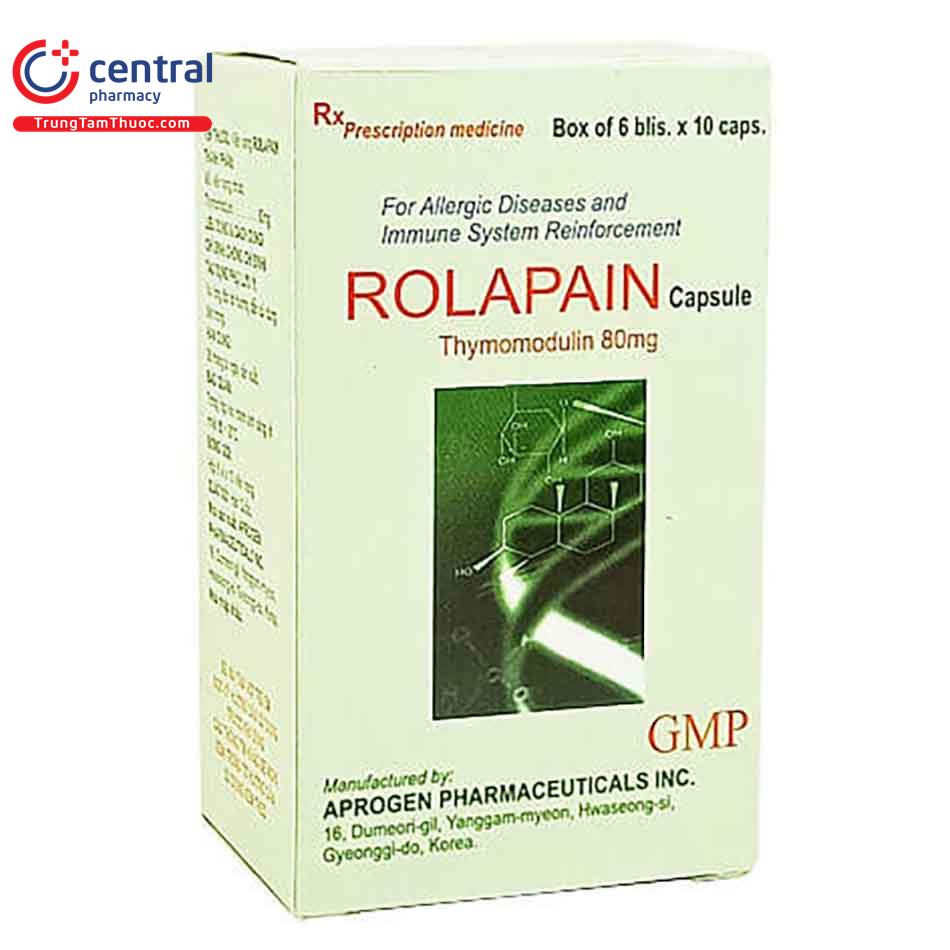 [CHÍNH HÃNG] Thuốc Rolapain tăng cường hệ miễn dịch và sức đề kháng