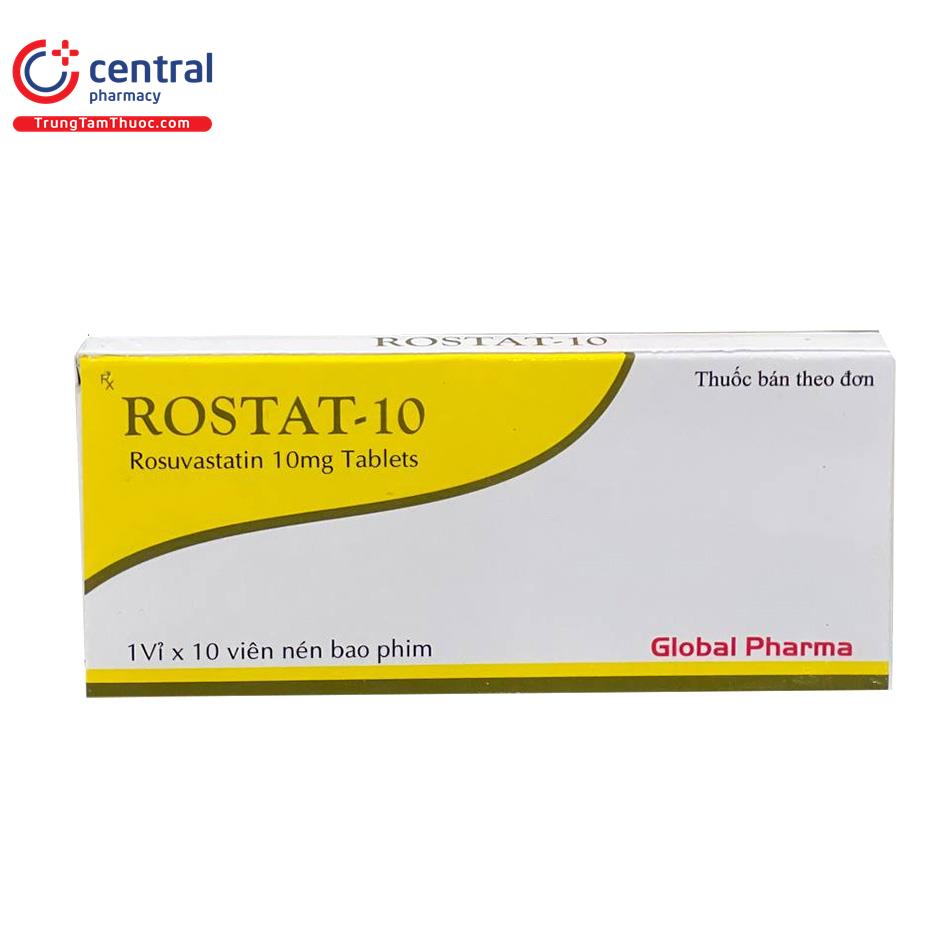 [CHÍNH HÃNG] Thuốc Rostat-10điều trị tăng cholesterol máu hiệu quả
