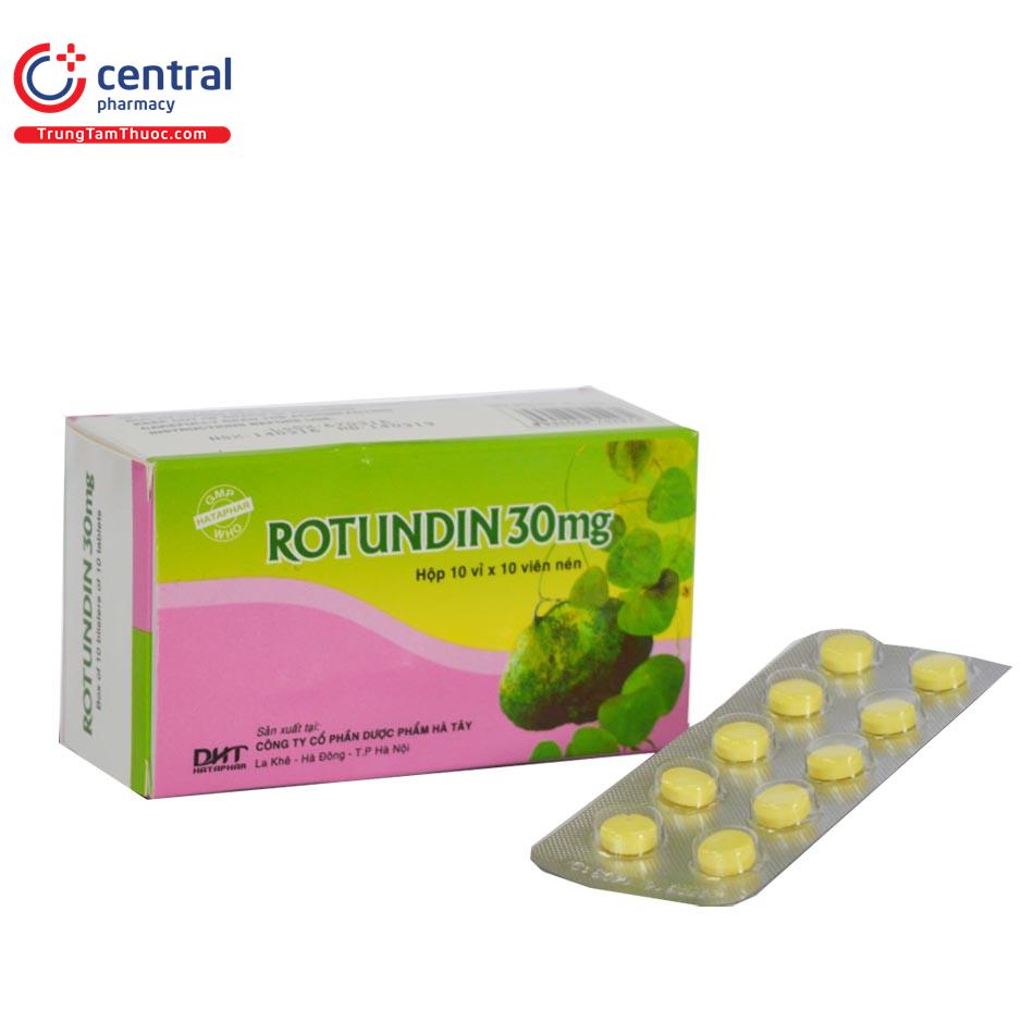 Thuốc Rotundin 30mg Hataphar thuốc điều trị mất ngủ, khó ngủ