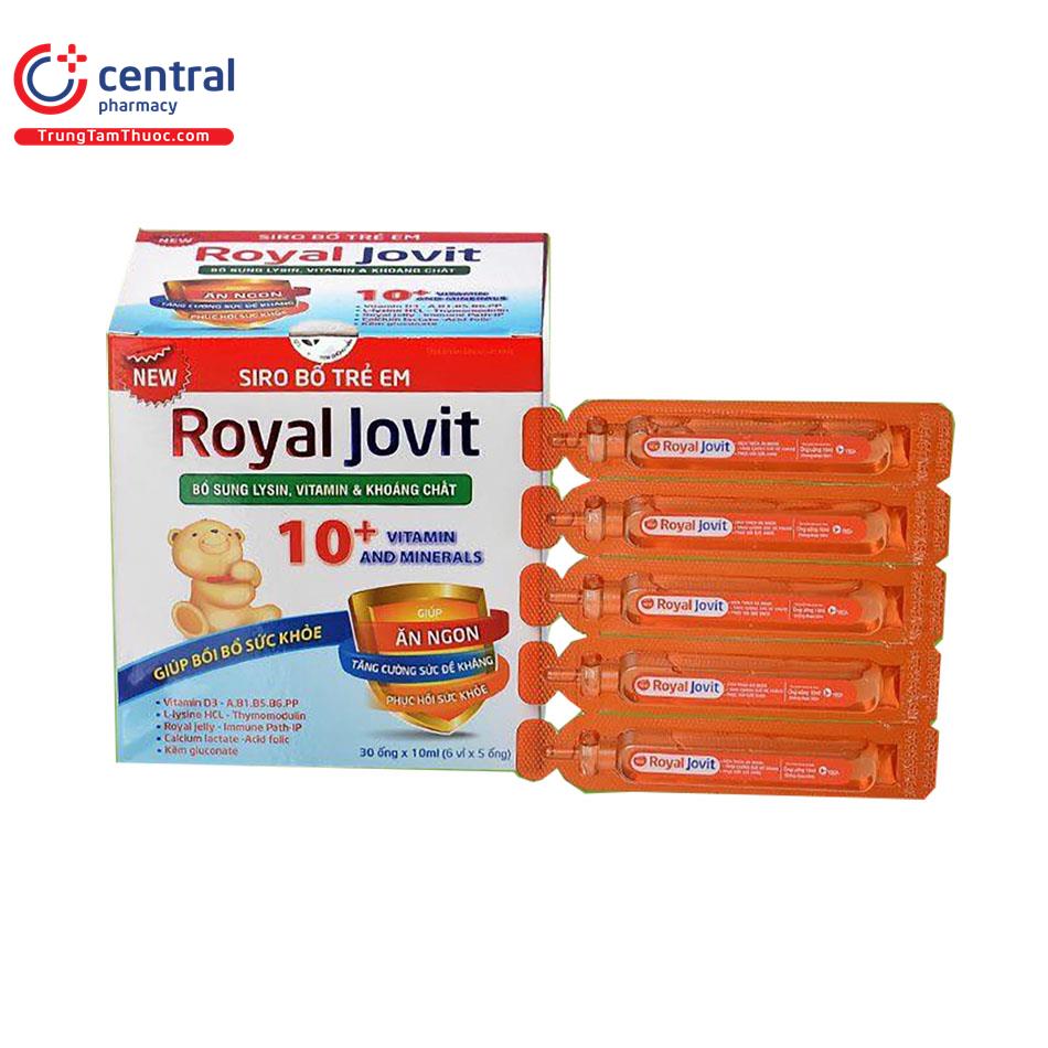 [CHÍNH HÃNG] Thuốc Royal Jovit (30 ống 10ml) giúp hấp thu dưỡng chất
