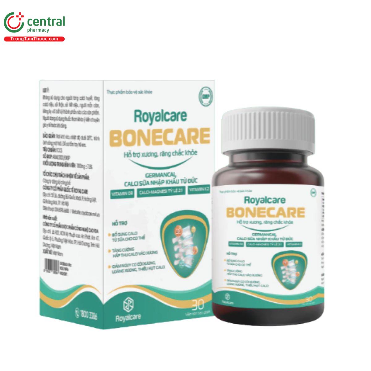 Thuốc Royalcare Bonecare - Bổ sung Canxi từ sữa cho cơ thể