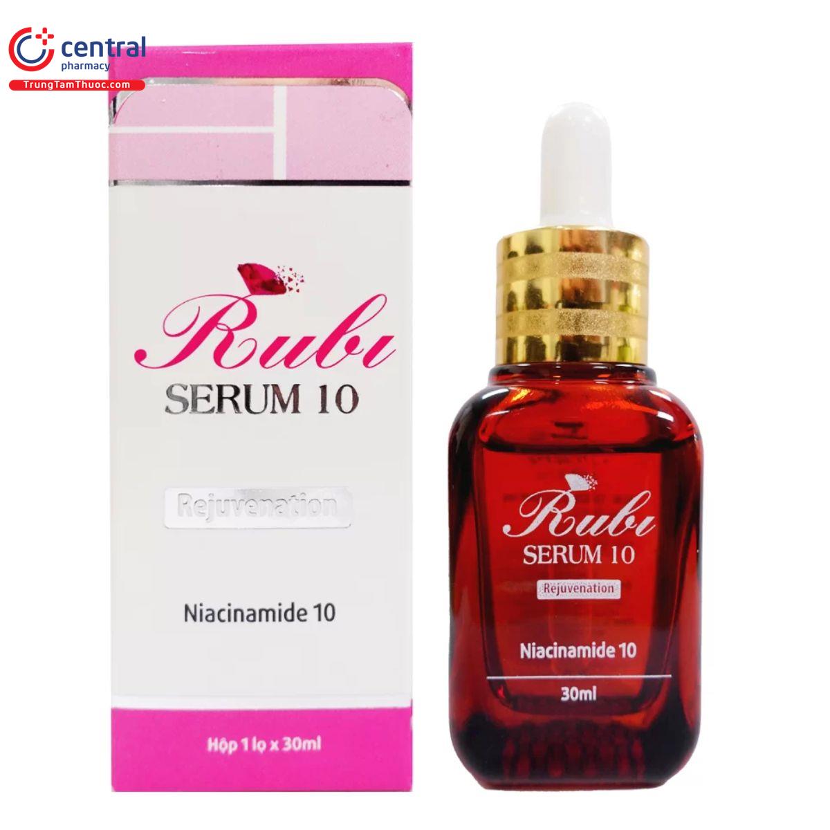 Rubi Serum 10 - Giúp bật tông, sáng da và mờ thâm hiệu quả