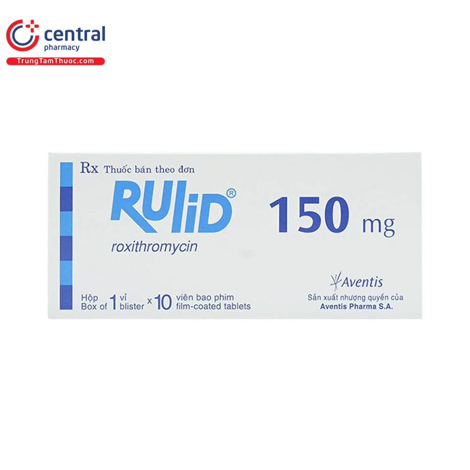 [CHÍNH HÃNG] Thuốc Rulid 150mg - điều trị nhiễm khuẩn hiệu quả
