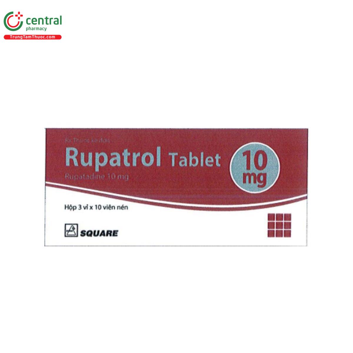 Thuốc Rupatrol Tablet 10mg - Điều trị triệu chứng viêm mũi dị ứng