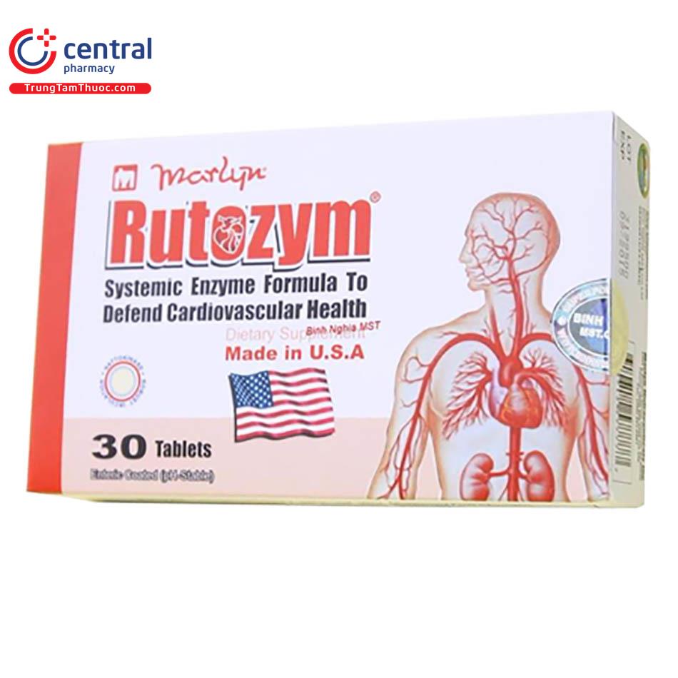 Thuốc Rutozym hỗ trợ các biến chứng đột quỵ, tai biến mạch máu não