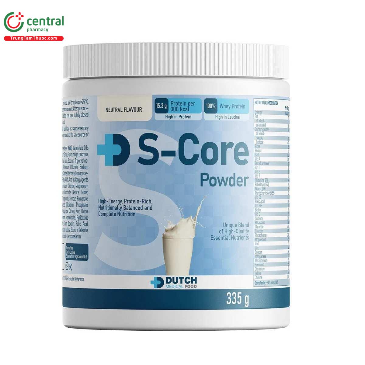 Thực phẩm dinh dưỡng S-Core Powder dùng cho bệnh nhân sau phẫu thuật