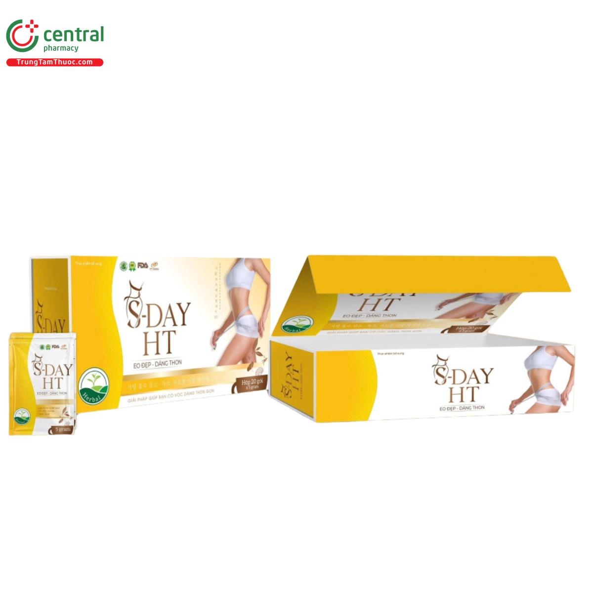 Thuốc S-Day HT tăng cường chuyển hóa, giúp eo thon dáng gọn