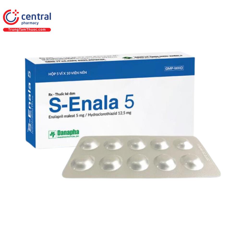 [CHÍNH HÃNG] Thuốc S-Enala 5 điều trị tăng huyết áp hiệu quả
