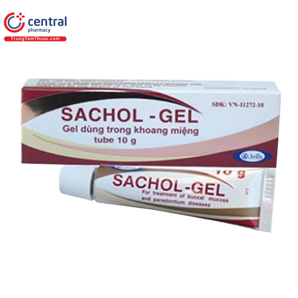 Thuốc Sachol-Gel - điều trị và phòng ngừa nhiễm khuẩn răng miệng