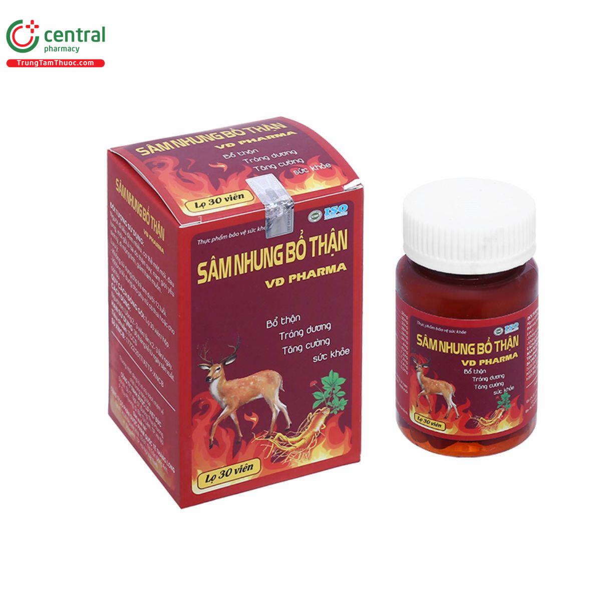 Thuốc Sâm nhung bổ thận VĐ Pharma hỗ trợ tăng cường sinh lý nam giới