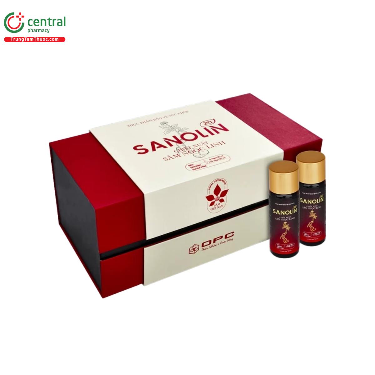 Sanolin 20 - Chiết xuất Sâm Ngọc Linh hỗ trợ tăng cường sức khoẻ