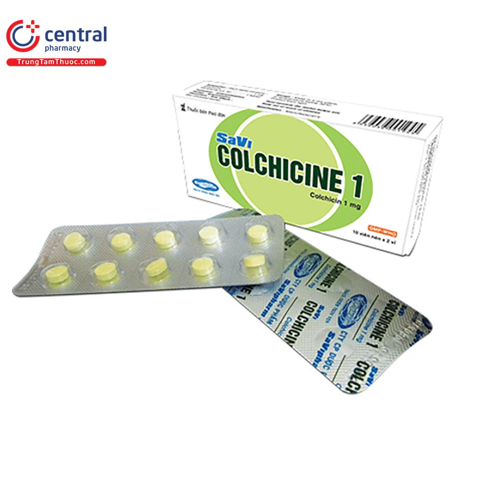 [CHÍNH HÃNG] Thuốc SaVi Colchicine 1 - Điều trị Gout hiệu quả