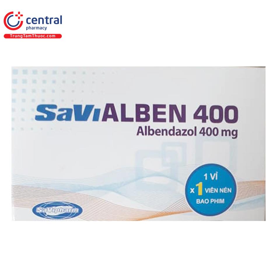 Thuốc SaViAlben 400 điều trị ký sinh trùng đường ruột giá bao nhiêu?