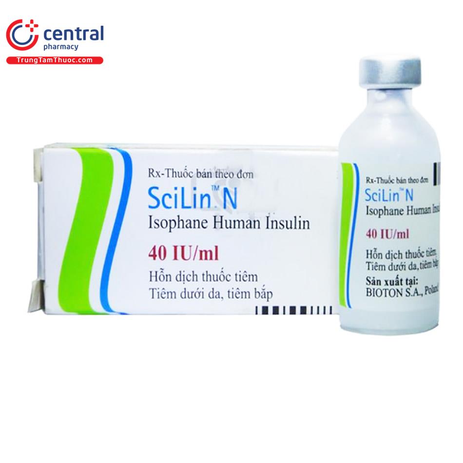 Thuốc Scilin N 40IU/ml Inj.10ml - Thuốc điều trị tiểu đường
