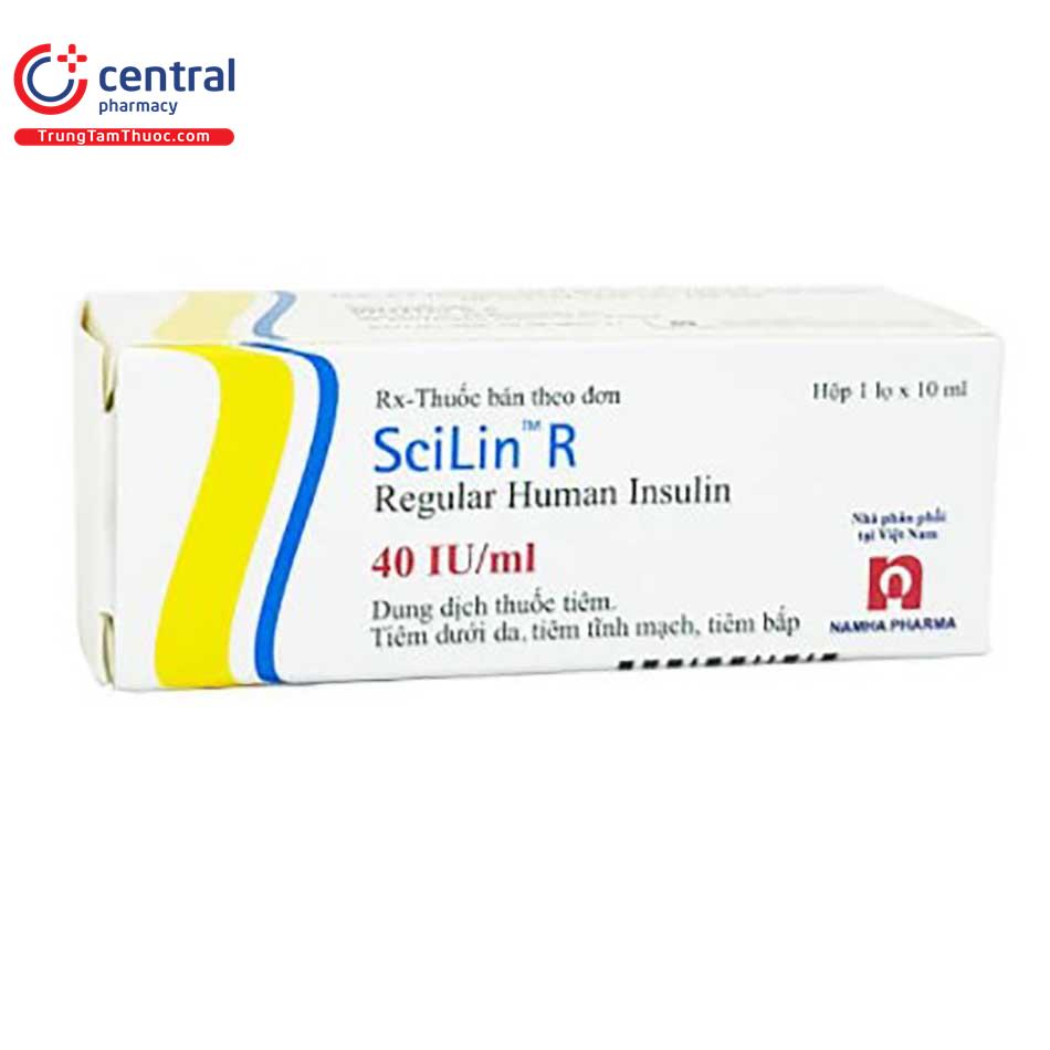 Thuốc Scilin R: tác dụng, cách dùng, lưu ý khi sử dụng