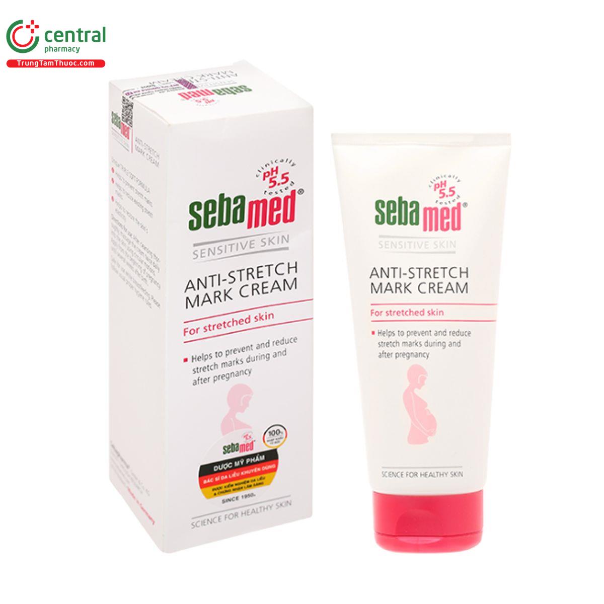 Sebamed Anti-Stretch Mark Cream tăng cường độ đàn hồi, ngừa rạn da Sebamed Anti-Stretch Mark Cream tăng cường độ đàn hồi, ngừa rạn da