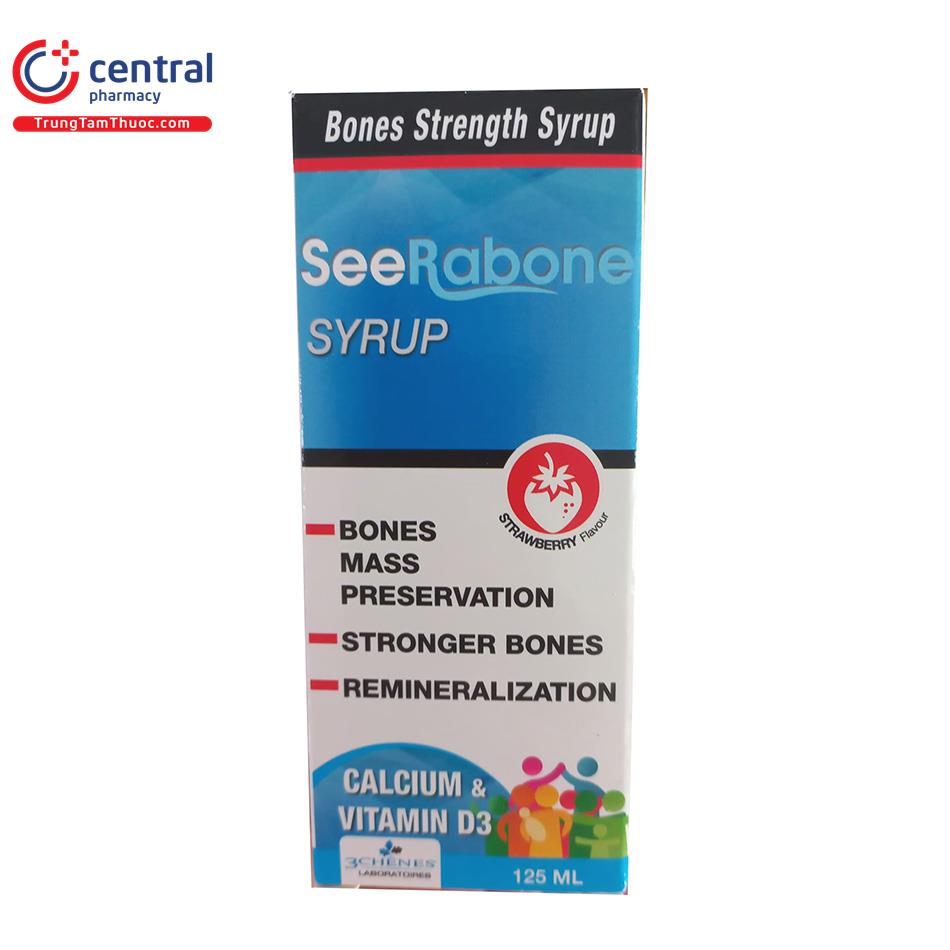 [CHÍNH HÃNG] SeeRabone Syrup bổ sung Canxi và Vitamin D3 cho cơ thể