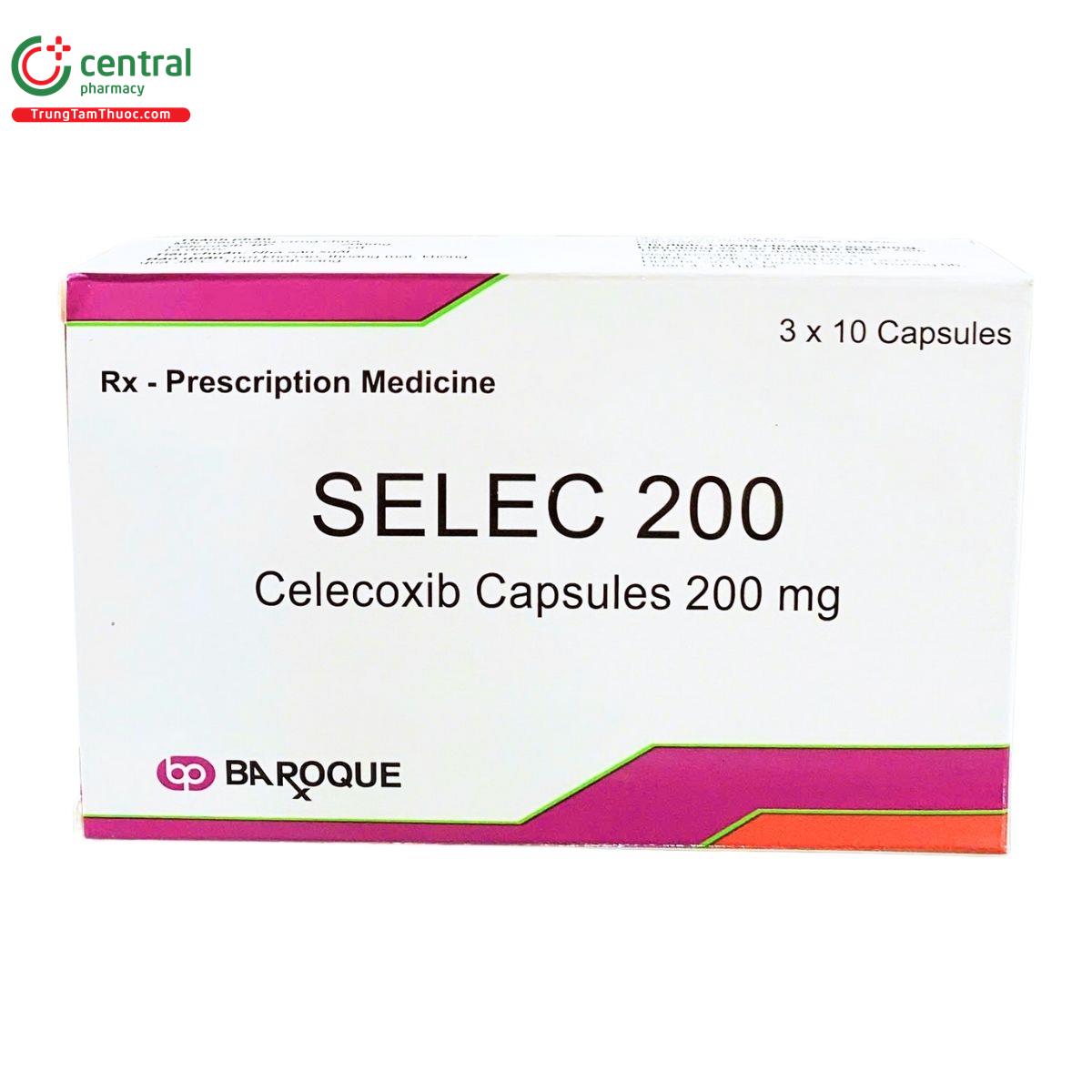 Thuốc Selec 200mg (Celecoxib): Điều trị thoái hóa khớp và viêm khớp