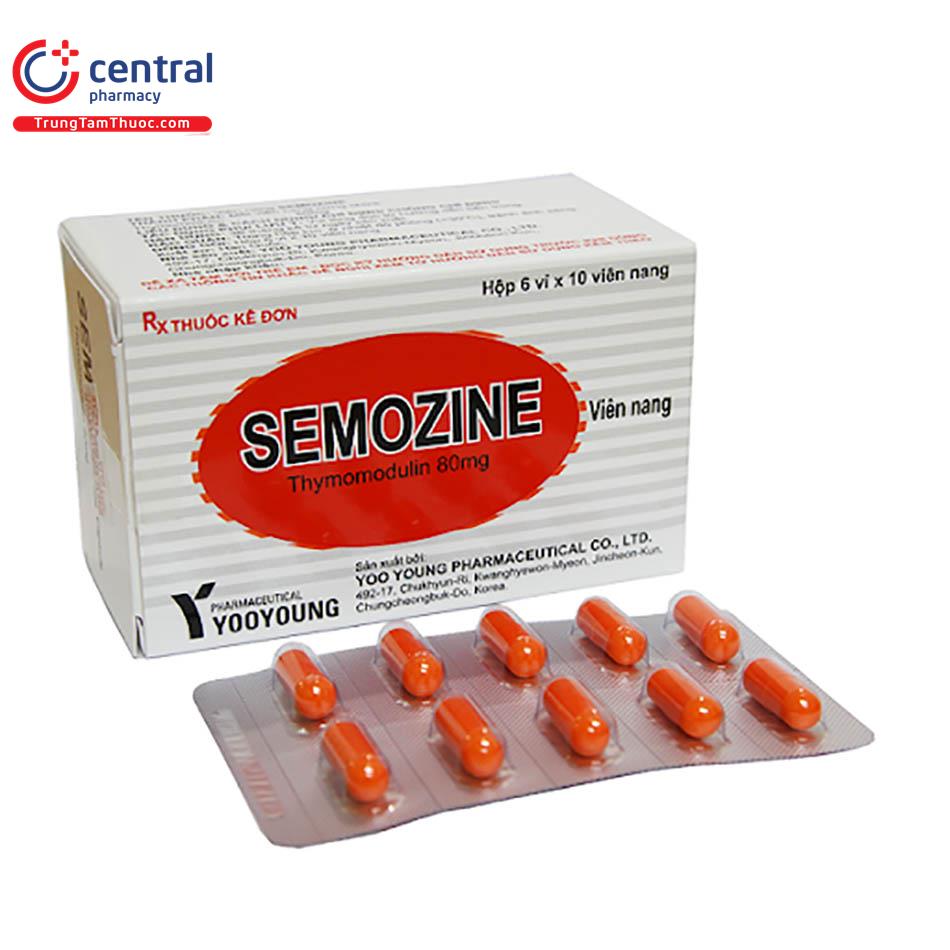 [CHÍNH HÃNG] Thuốc Semozine Capsule: tác dụng, liều dùng