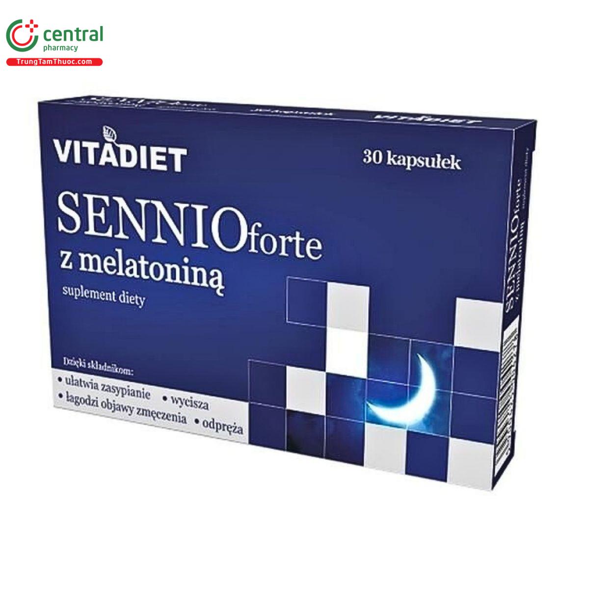 Thuốc Sennio Forte - Giúp giảm căng thẳng do mất ngủ, hỗ trợ an thần