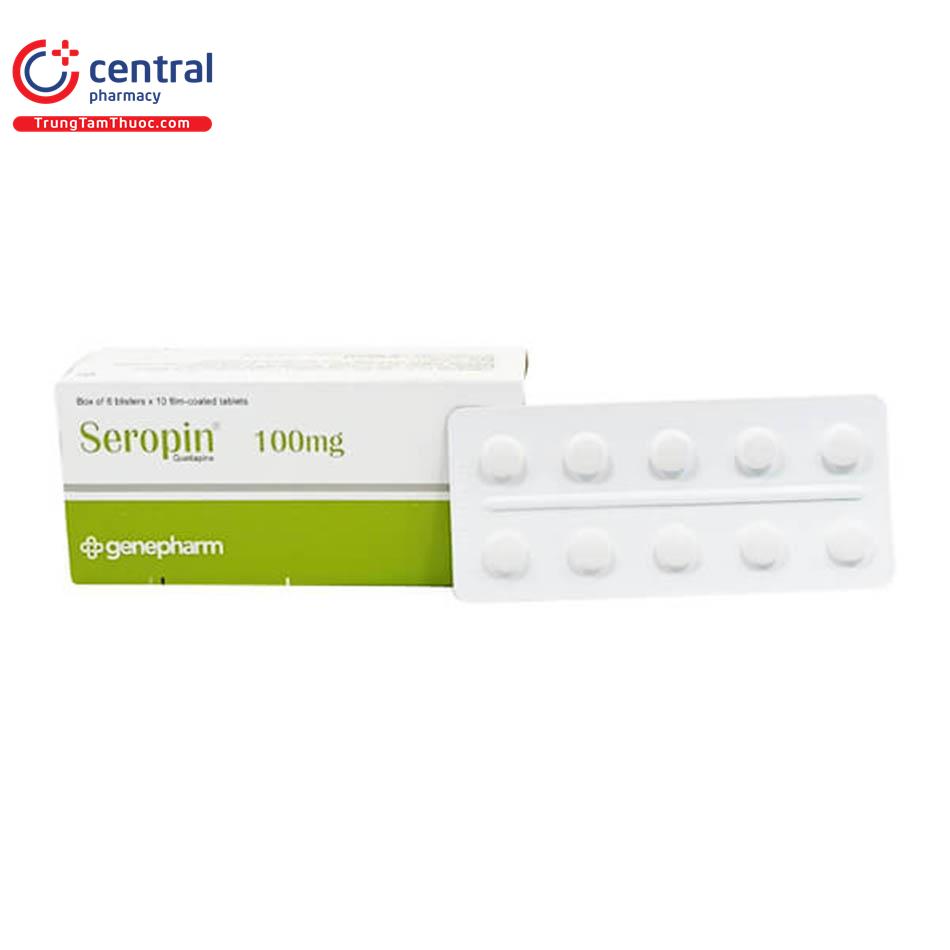 [CHÍNH HÃNG] Thuốc Seropin 100mg- Thuốc điều trị tâm thần phân liệt