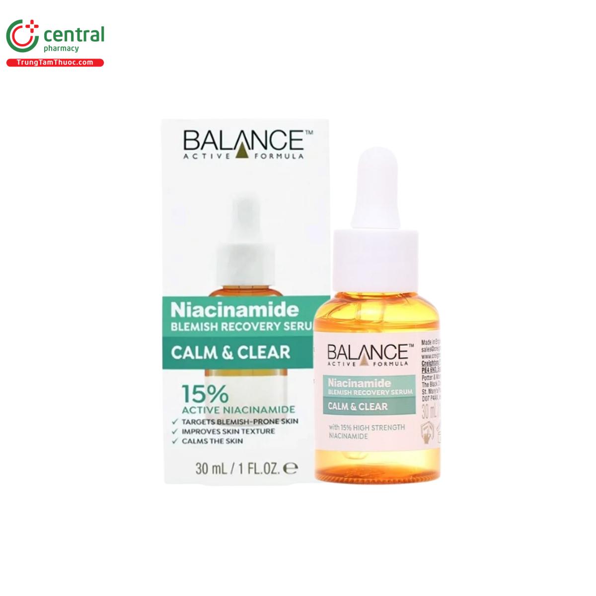 Balance Active Formula Niacinamide Blemish Recovery Serum 30ml có tốt ...