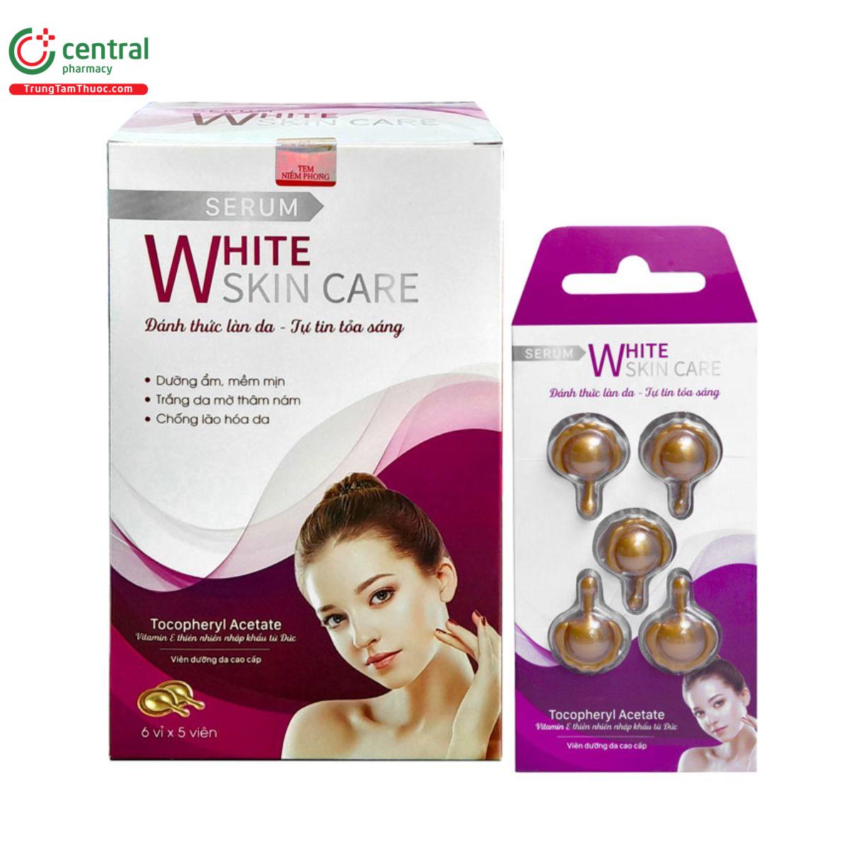 Serum White Skin Care dưỡng da sáng mịn, mờ thâm nám, ngừa lão hóa