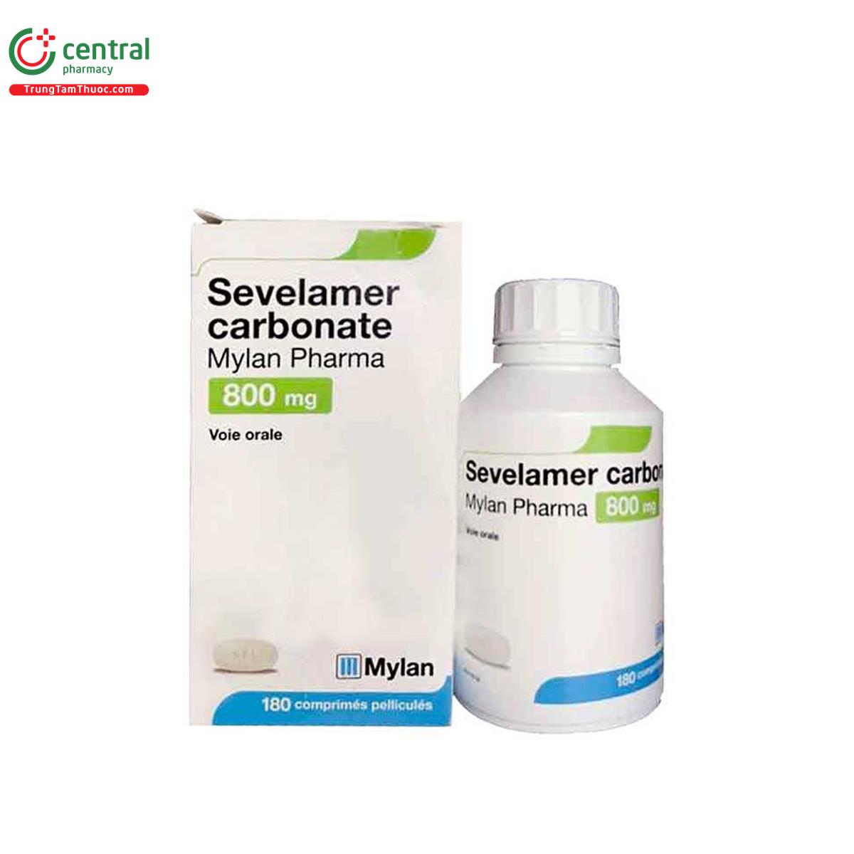 Thuốc Sevelamer Carbonate 800mg Mylan Pharma - điều trị tình trạng tăng ...