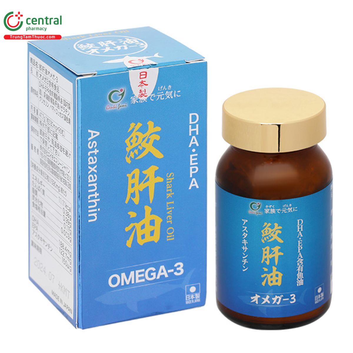 Thuốc Shark Liver Oil Omega - 3 giảm cholesterol trong máu, tốt cho tim ...