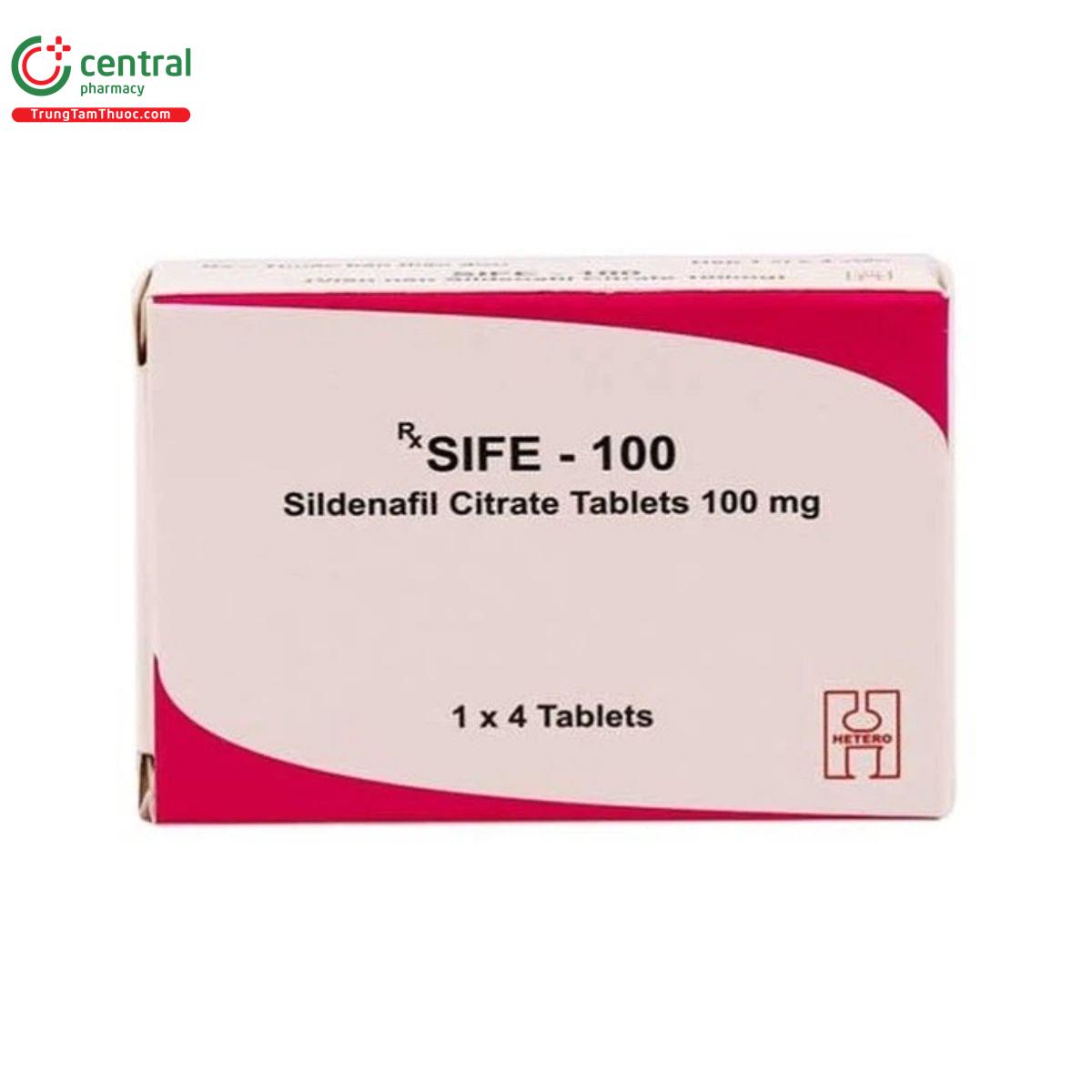 Thuốc Sife-100 điều trị rối loạn chức năng cương dương