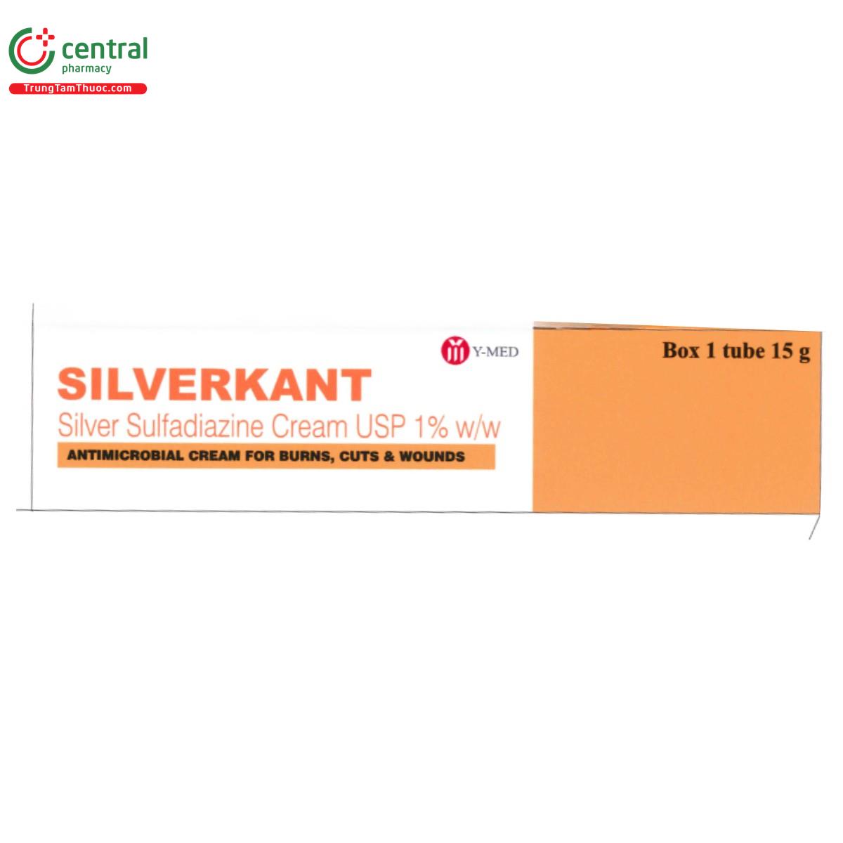 Thuốc Silverkant 1% điều trị nhiễm khuẩn tại chỗ ở vết loét chân, vết bỏng