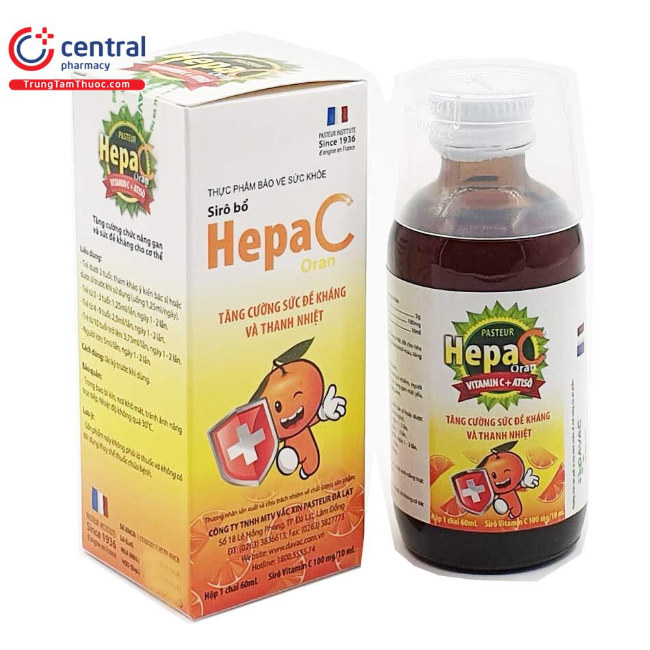 [CHÍNH HÃNG] Siro bổ HepaC Oran tăng cường miễn dịch